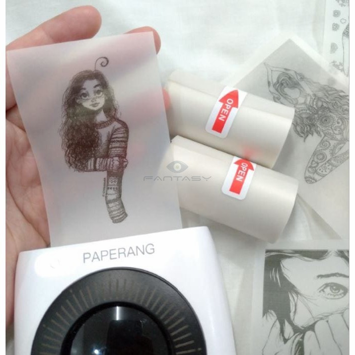 Waterproof Transparent Translucent HD FILM Thermal Sticker Paper ...