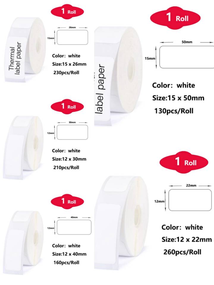 Niimbot D11 Portable Label Printer Thermal calbe label maker tape ...