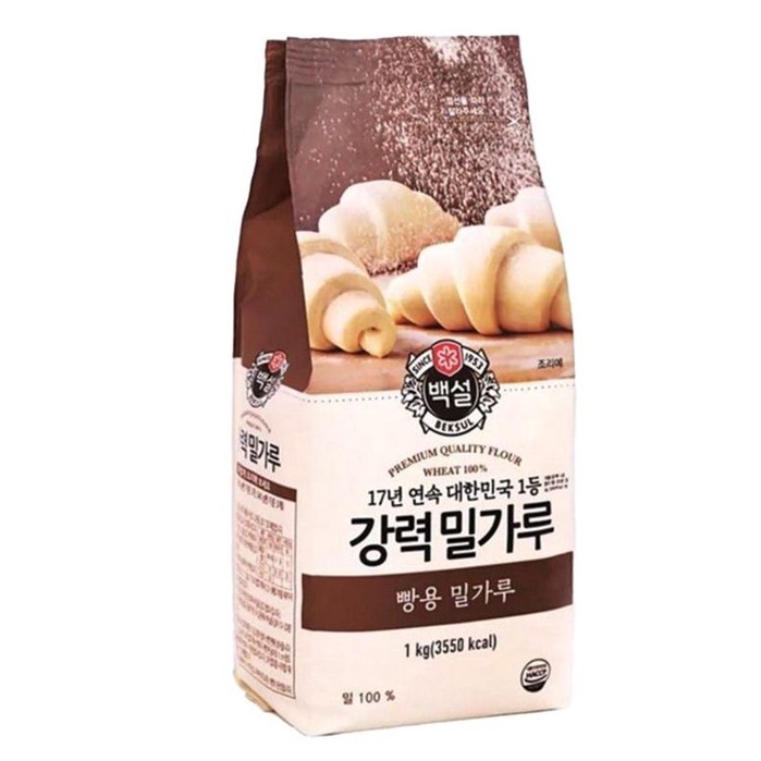 CJ Foods Beksul Strong Flour Bread Flour for Baking 1kg 400g | Lazada PH