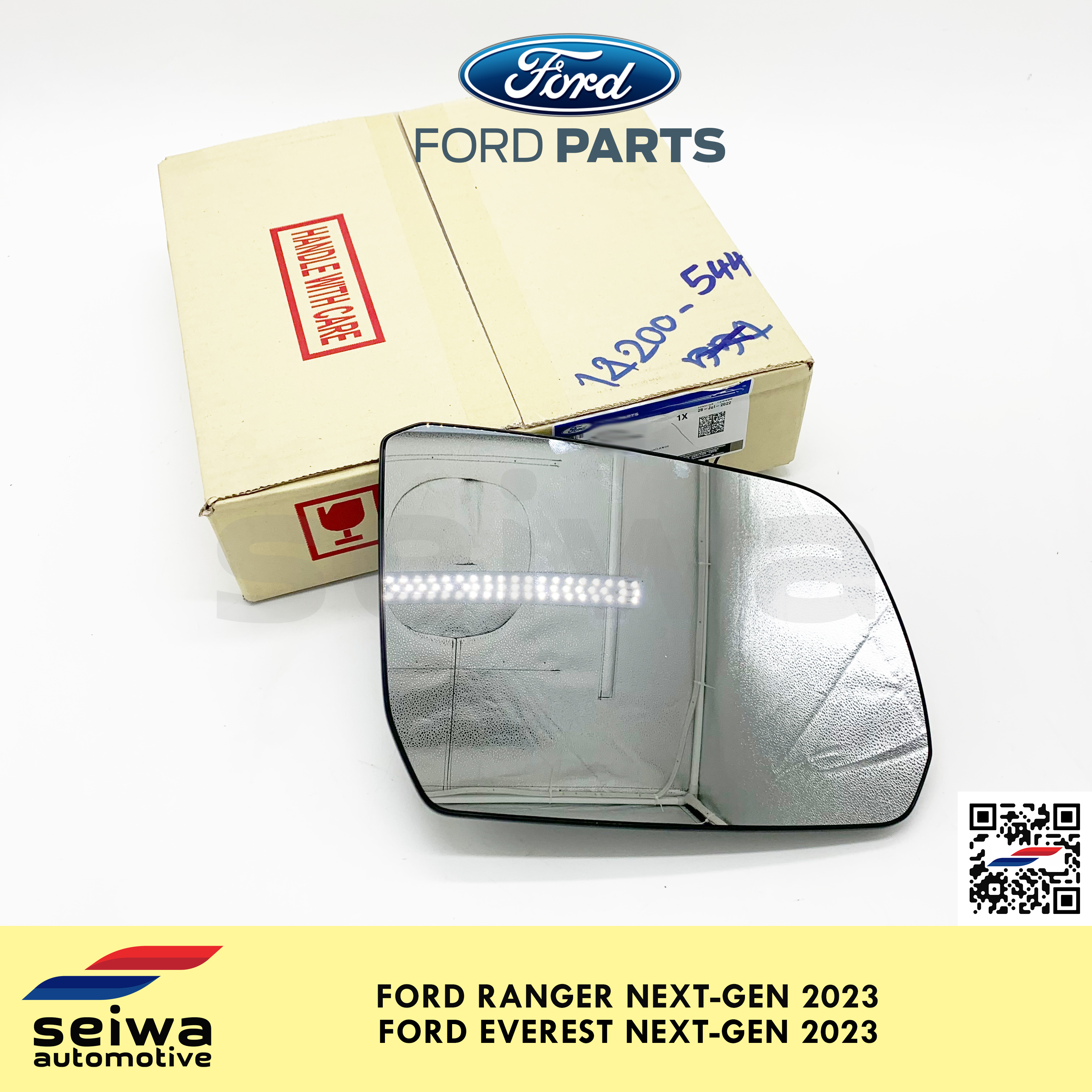 [NEXT-GEN 2023] Ford Ranger Side Mirror Lens RH (Passenger Side ...