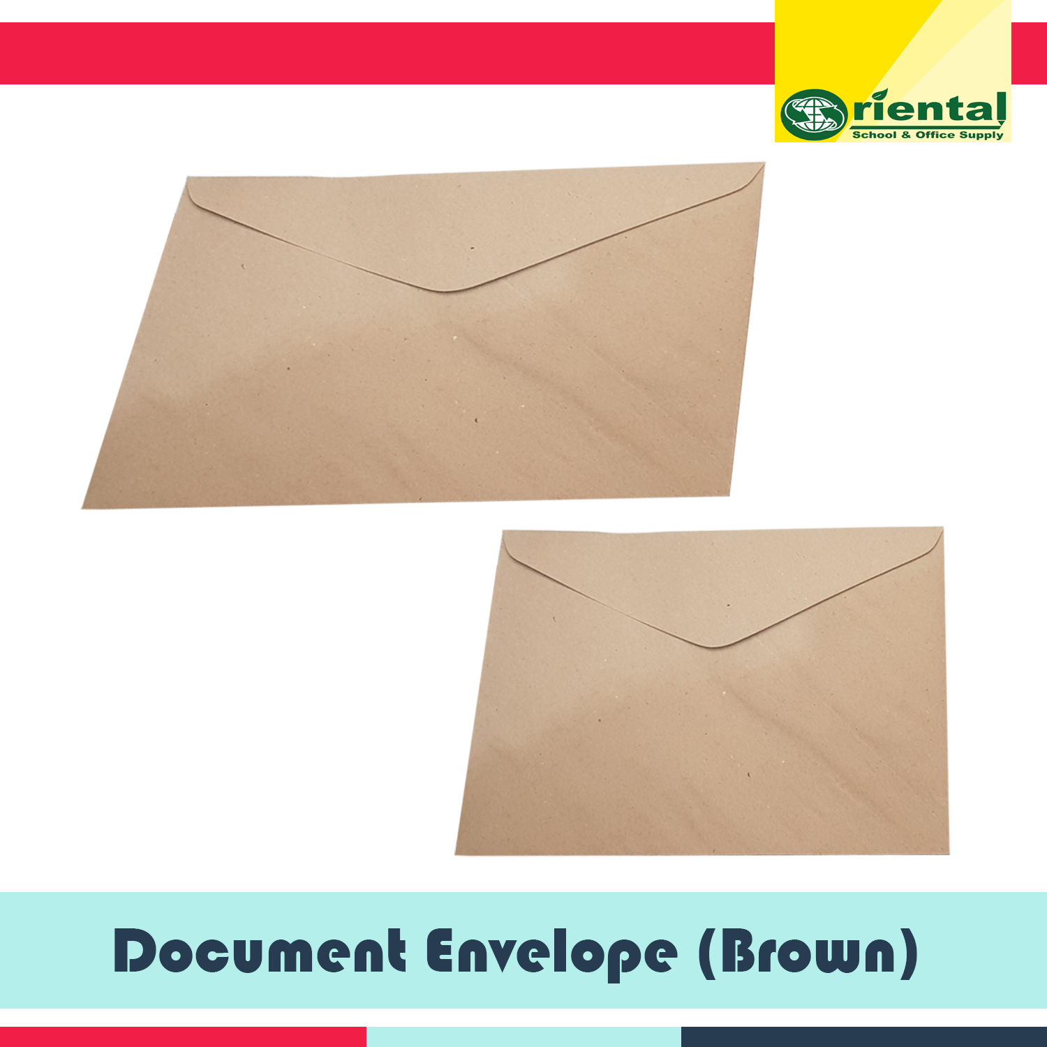 Document Envelope - Brown Envelope - Long and Short Sizes 10 pieces in ...