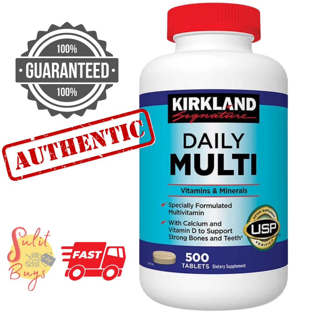Kirkland Daily Multi Multivitamins 500 tablets | Lazada PH