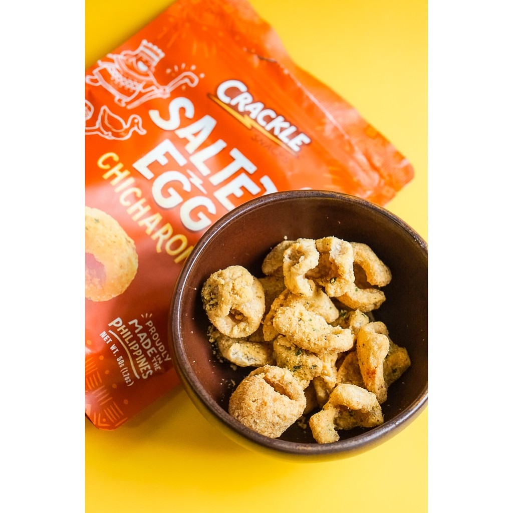kISS kid Crackle Snacks Salted Egg Chicharon (Big) | Lazada PH