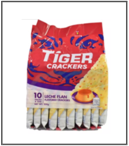 Tiger Crackers Leche Flan Flavor 10's | Lazada PH