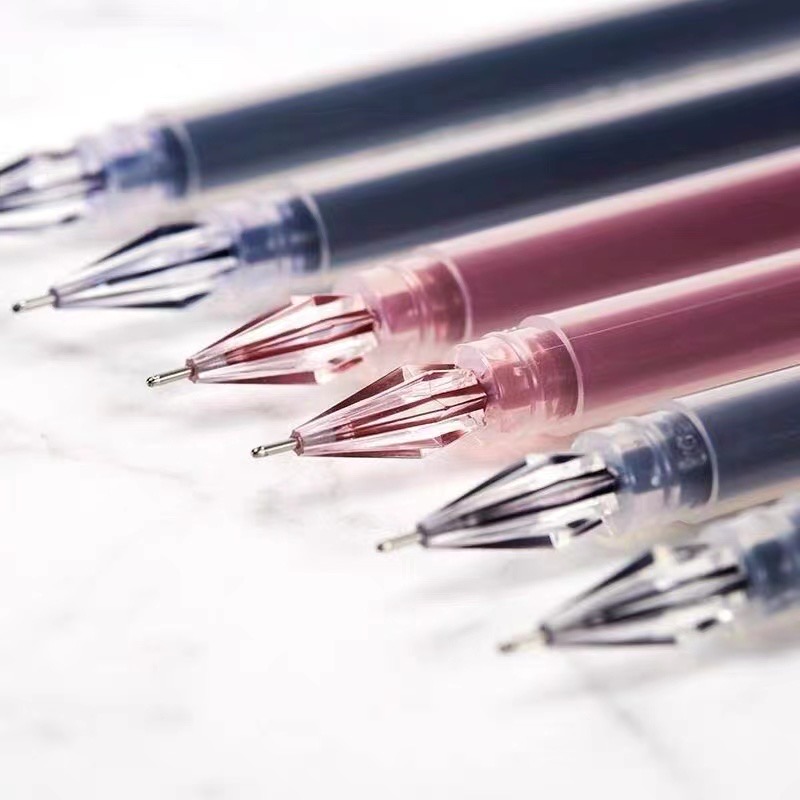 Large-capacity diamond tip 0.38 full syringe gel pen signature carbon ...