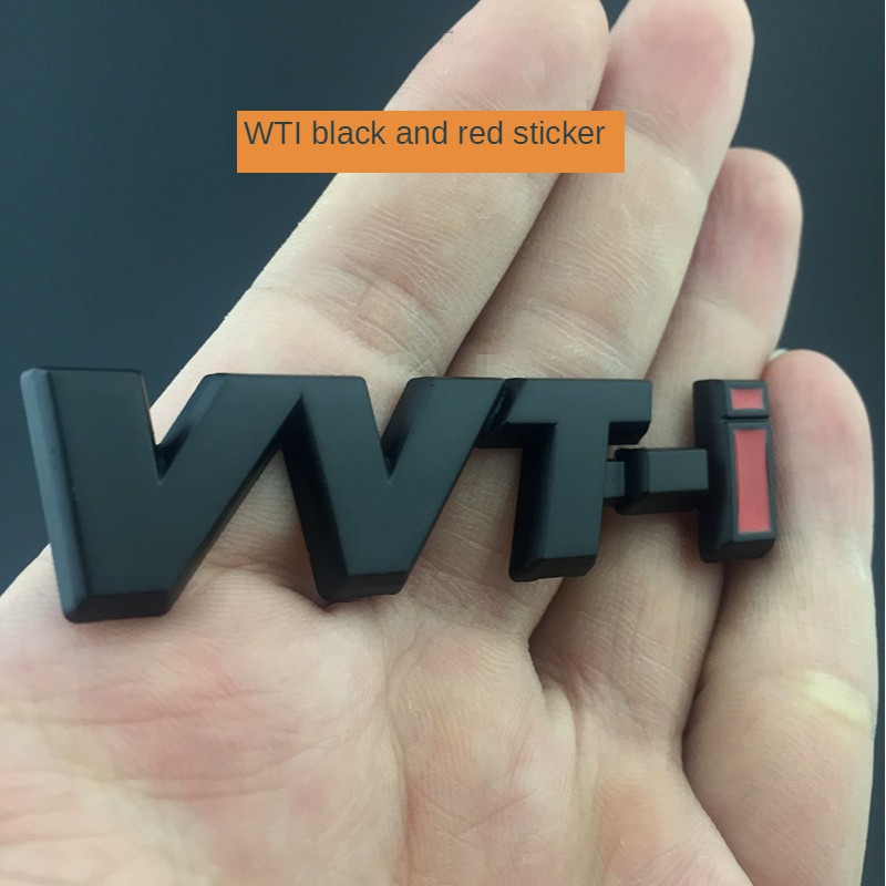 XINFAN Toyota VVT-I Metal Car Sticker Suitable for RUSH WIGO INNOVA ...