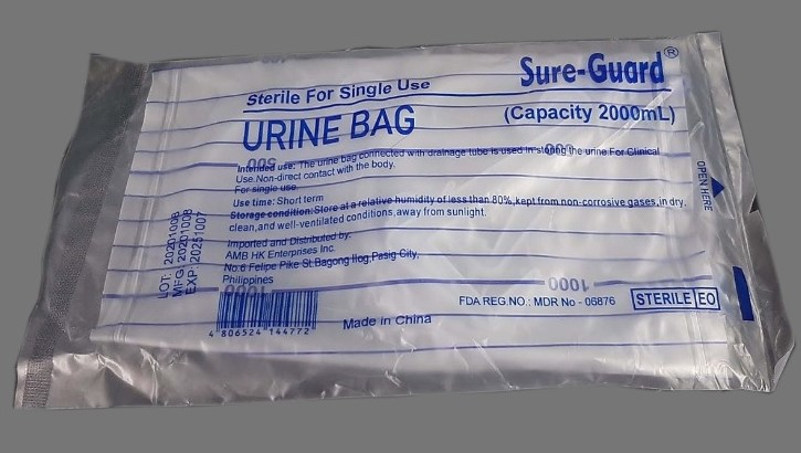URINE BAG STERILE SURE-GUARD | Lazada PH