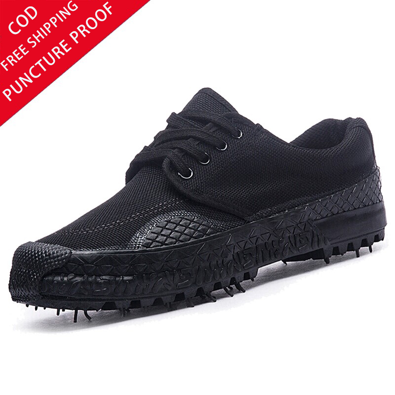 COD Men's Safety Shoes Steel Plate Puncture Proof Labor Work Shoes for ...