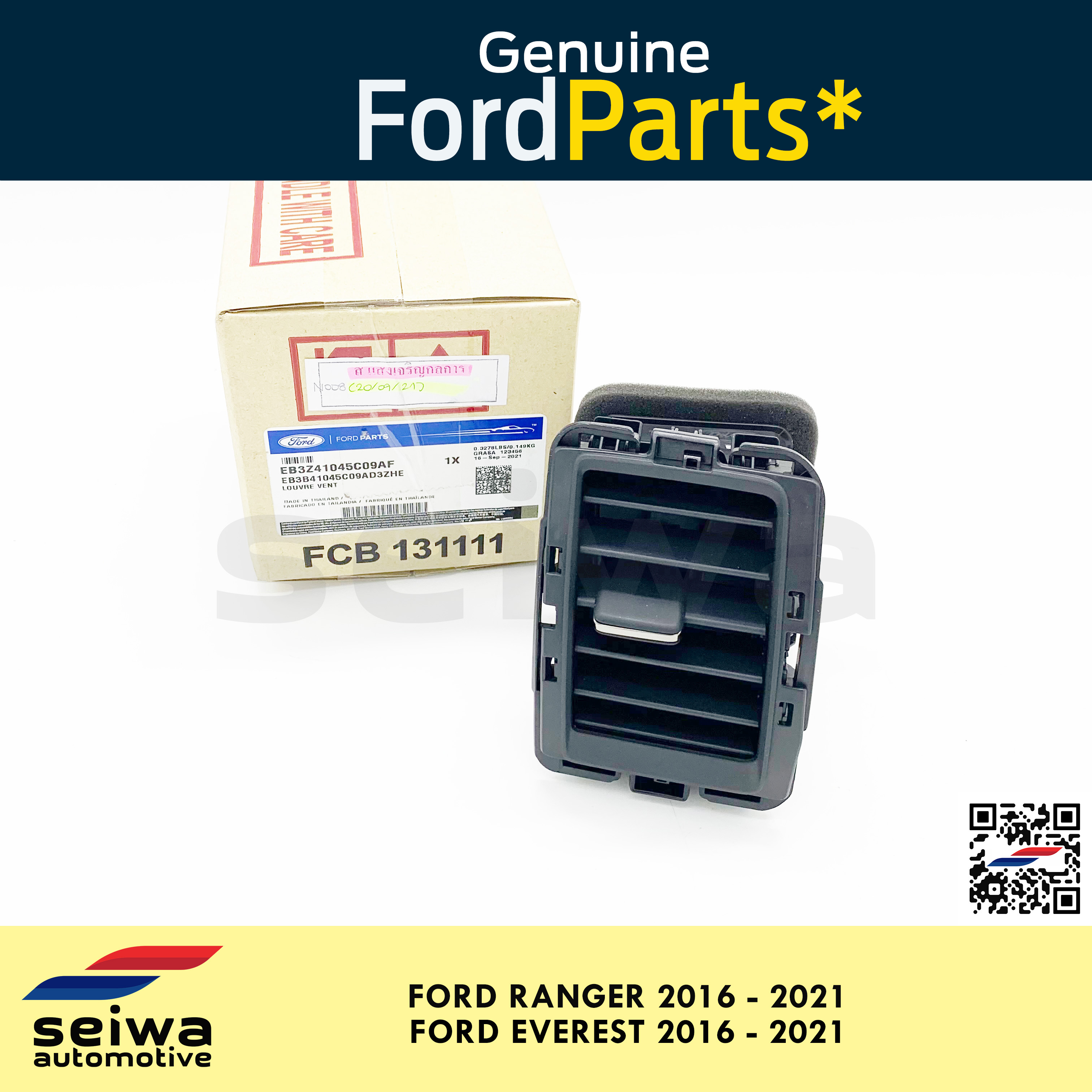 [2016 - 2021] Ford Ranger Aircon Vent (Window LH) - [2016 - 2021] Ford ...