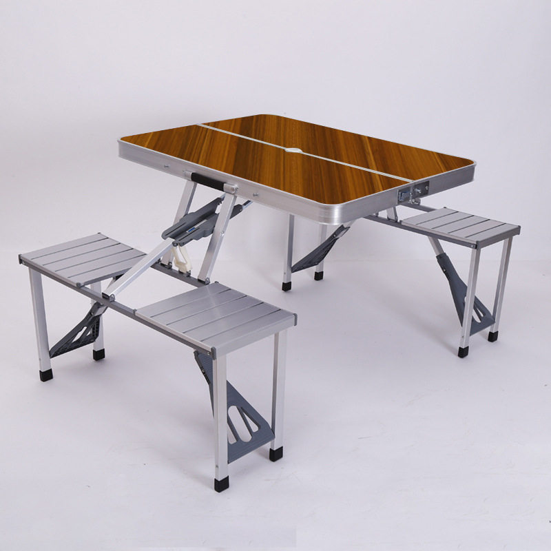 Outdoor Folding Table And Chairs One Table And Four Chairs Aluminum ...