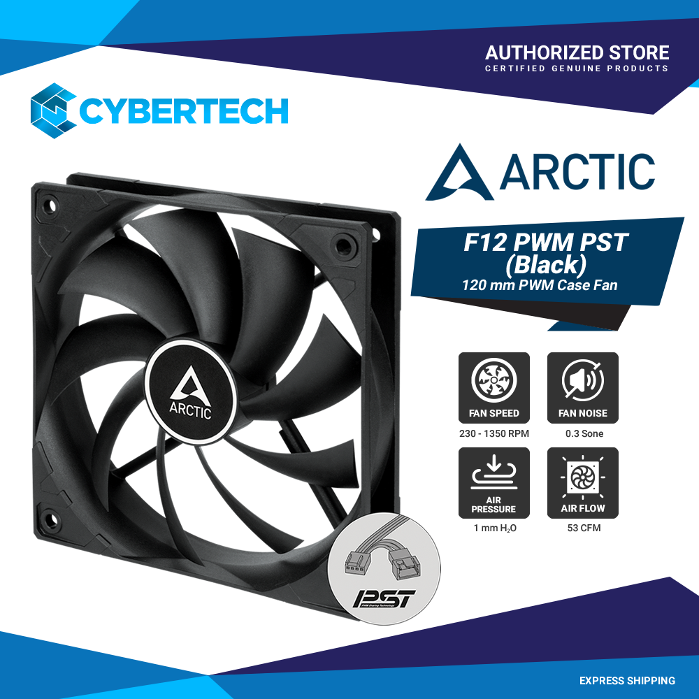 Arctic F12 PWM PST 120 mm Case Fan CPU Cooler (ACFAN00260A) | Lazada PH