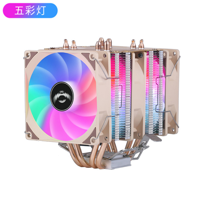 Twin Towers 4 Copper Tube 12 Generation cpu Radiator 1200 Computer cpu ...