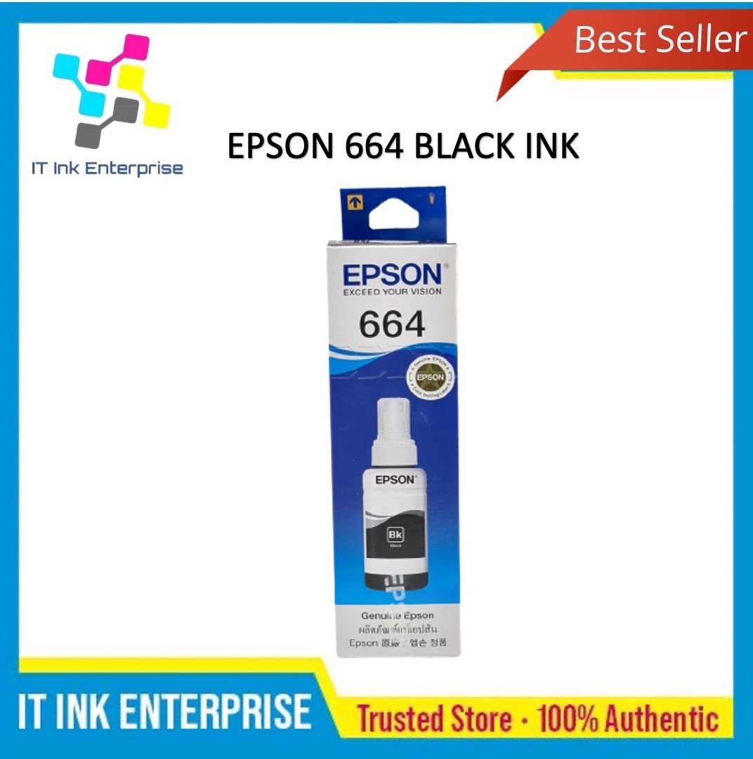 Epson 664 Black Original Ink Bottle | Lazada PH