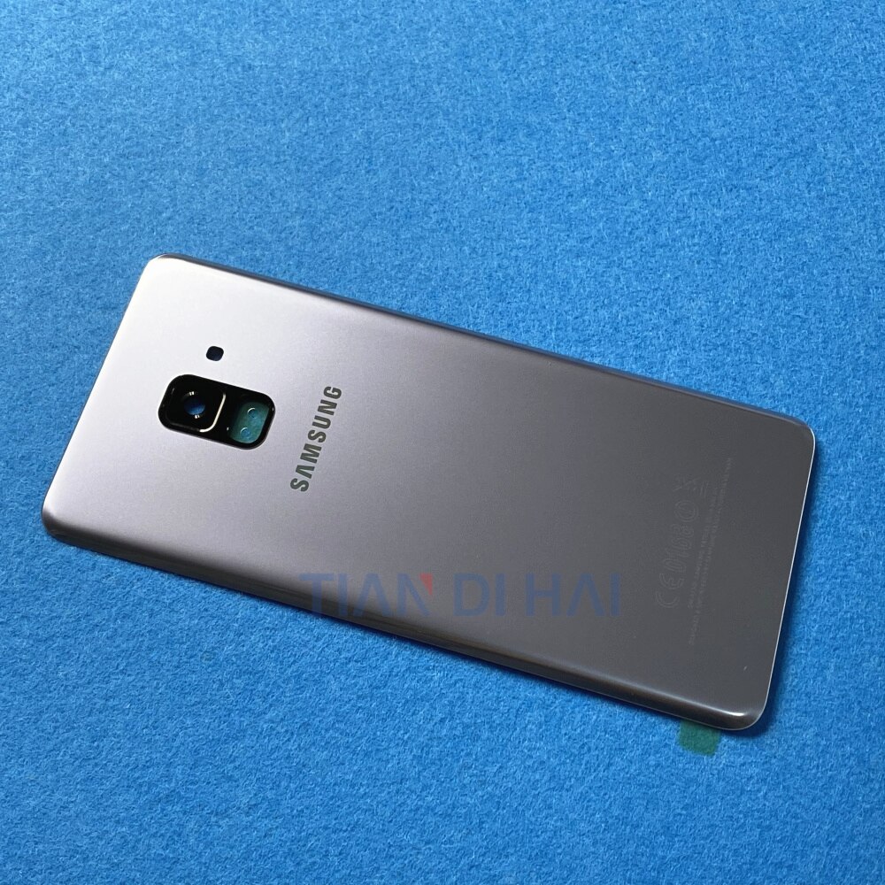 A8กระจกด้านหลังสำหรับ Samsung Galaxy A8 Plus A8 + A730 A730F A8 A530 A530F 2018กรอบหลังแบตเตอรี่ ...
