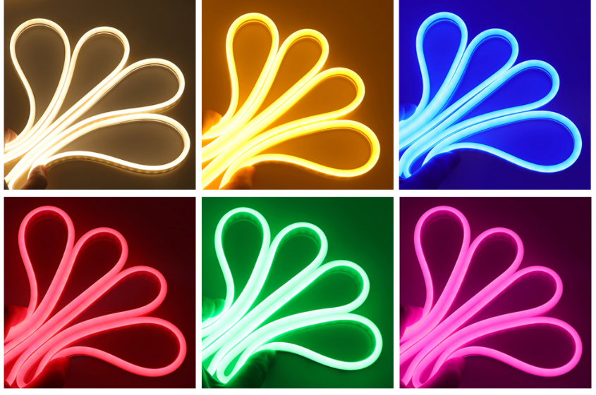 JDSTAR 5M Silicon 6*12mm Slim LED Neon Flex Rope Light SMD2835 DIY ...