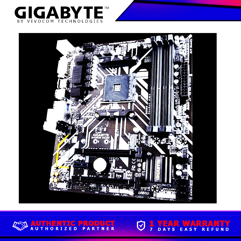 GIGABYTE B450 AORUS ELITE (Ultra Durable Motherboard with Realtek® GbE ...