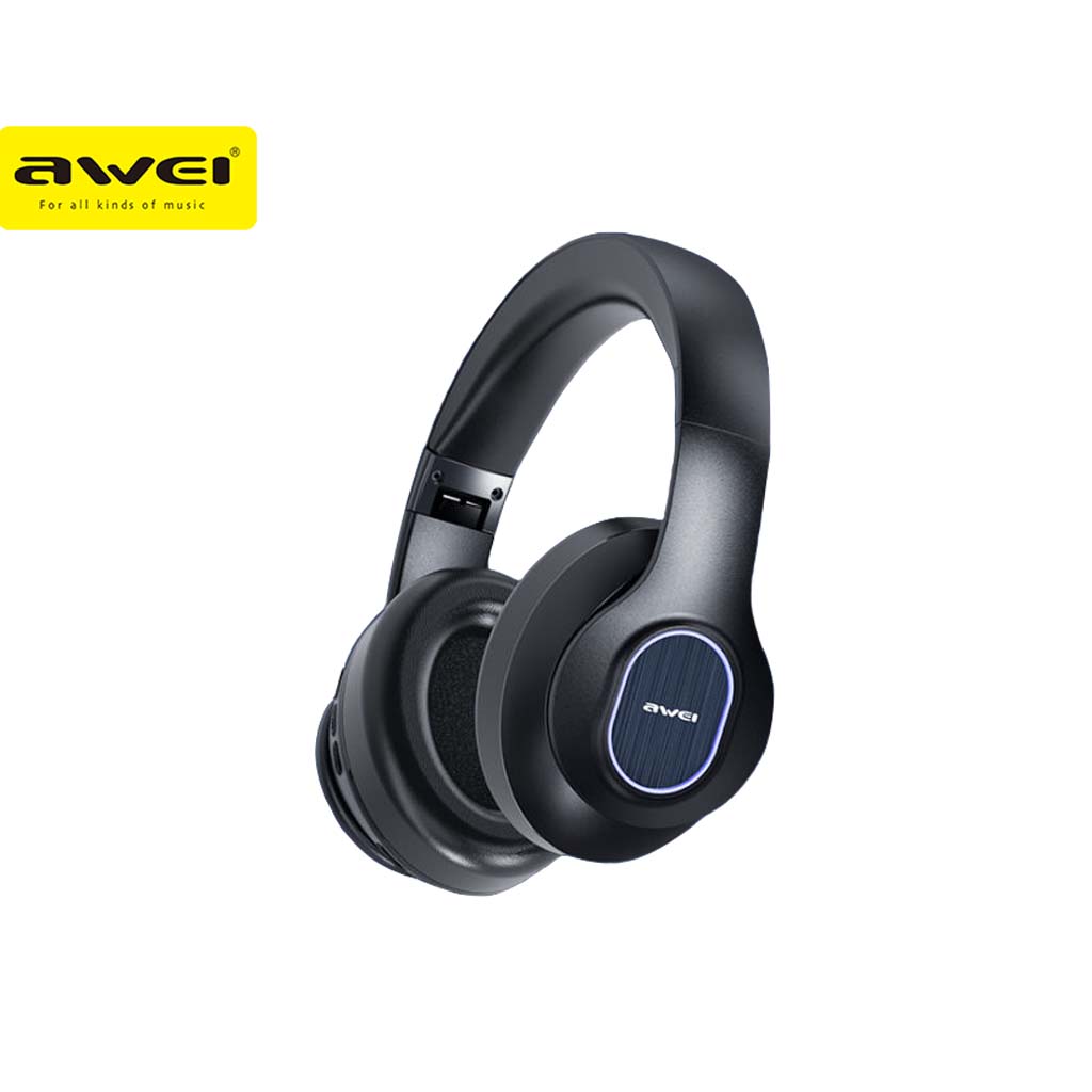 Awei A100BL Wireless Stereo Headphone Foldable with Built-in Mic Strong ...
