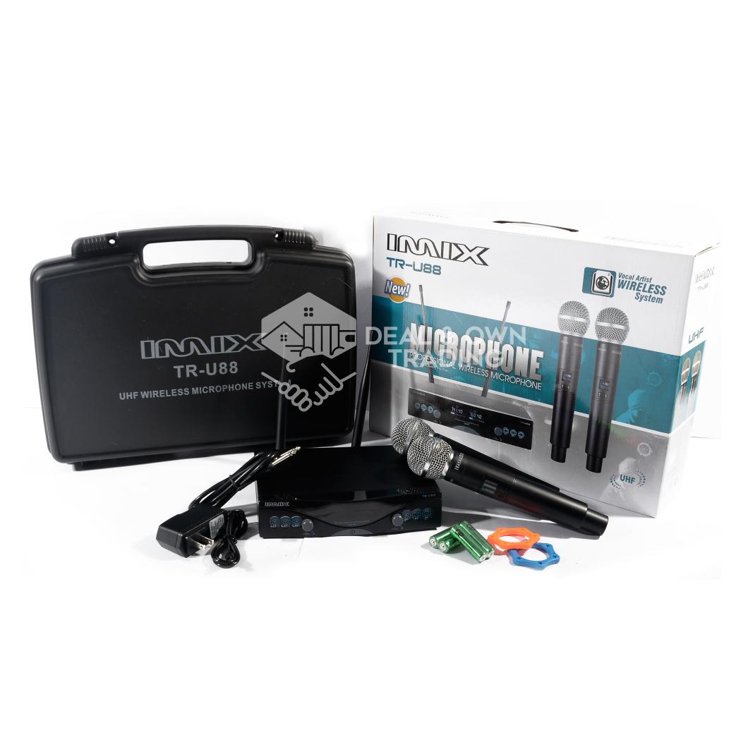 IMIX TR-U88 UHF Dual Wireless Handheld Mic | Lazada PH