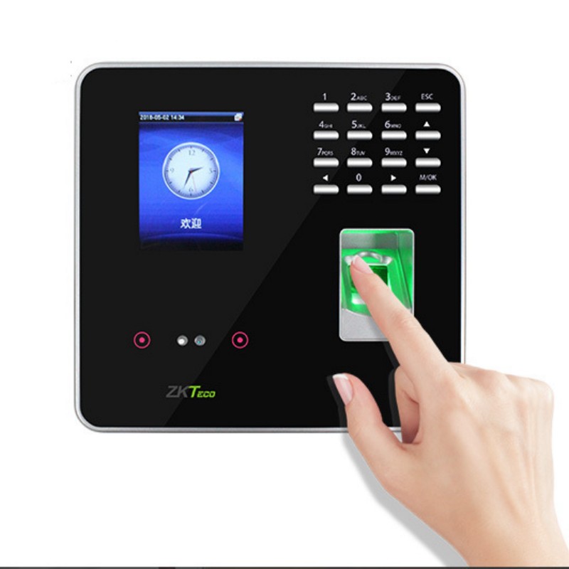 Zkteco Attendance Machine Face Time Clock Face Recognition Time Attendance Simple Door Access ...