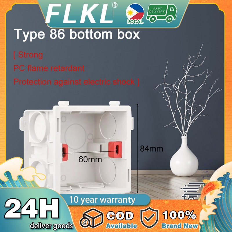 Wall Switch Box Utility Box Type 86 PVC Junction Box For External Mounting Box and Internal ...
