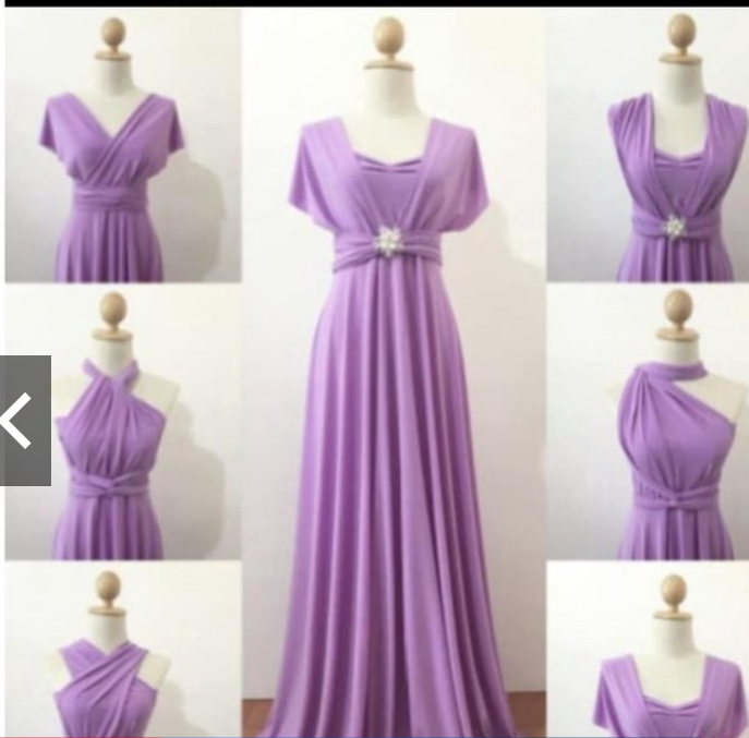 LAVANDER Infinity Dress Floorlength with Attached Tube | Lazada PH