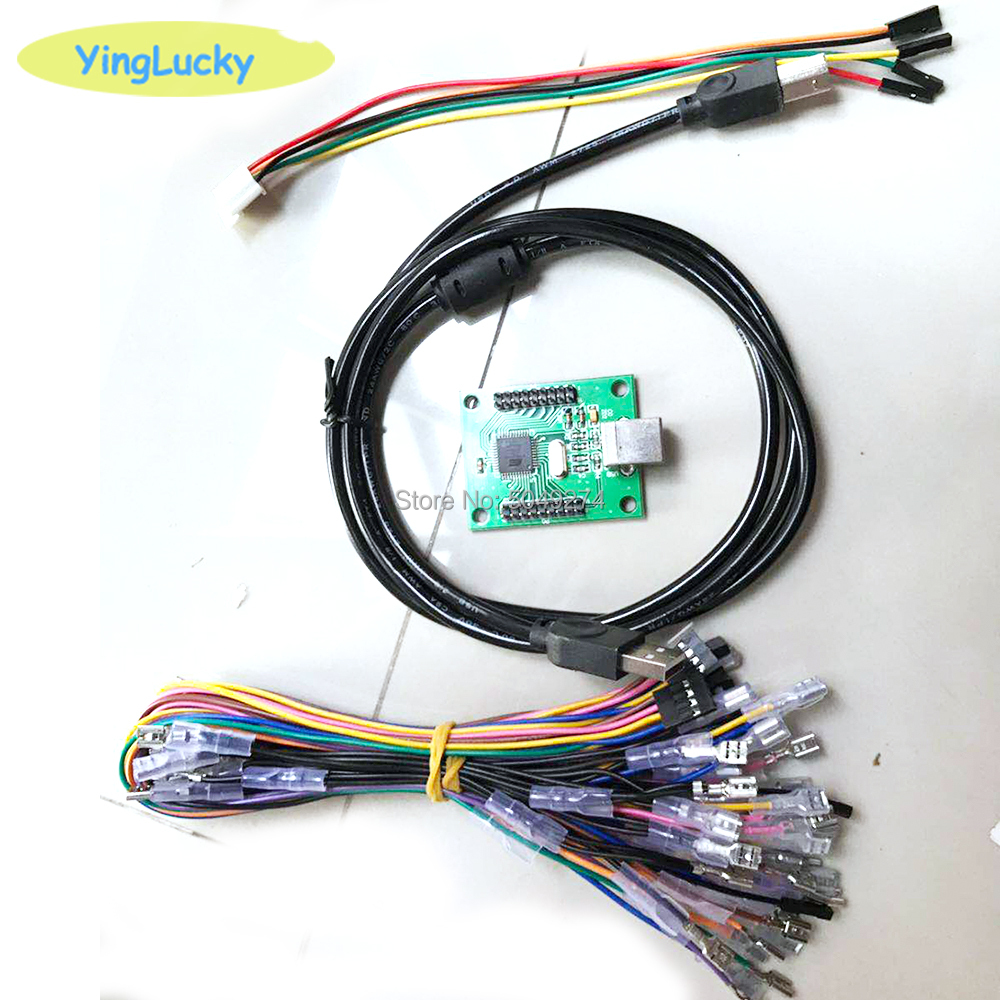 Xin Mo Usb Zero Delay Arcade Encoder To Pc Ps3 Raspberry Pi Arcade Joystick 2 Players Computer