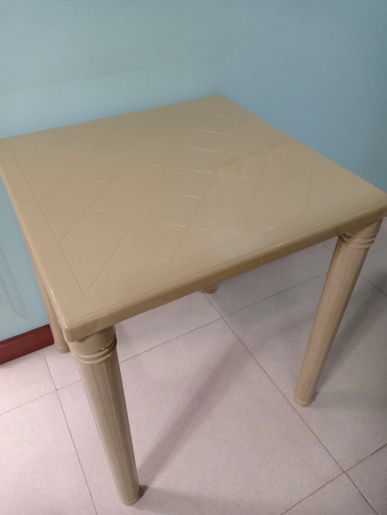 Fuson 24"x24" HIGH (LONG LEGS) / LOW (SHORT LEGS) Monoblock Table ...