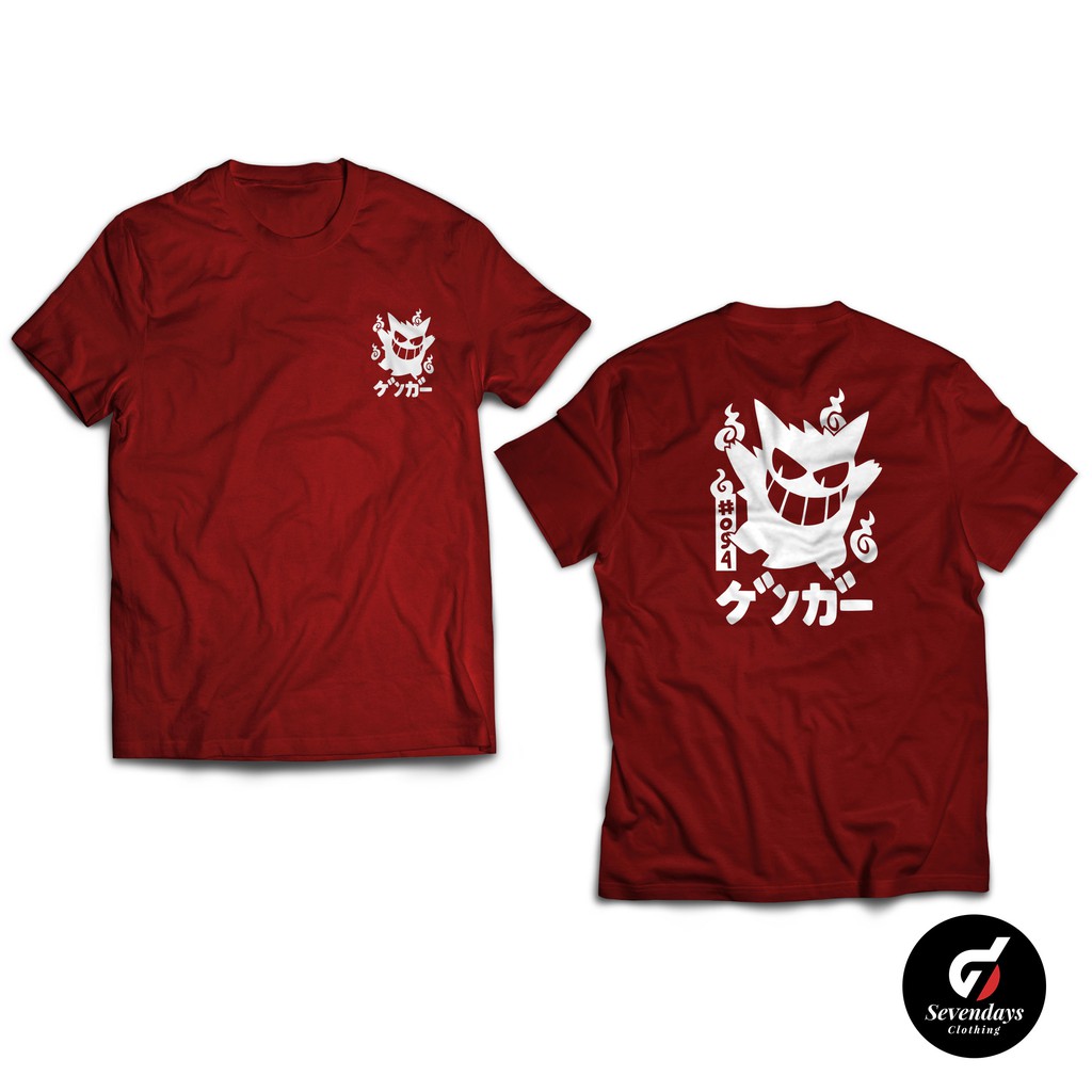 Ganger POKEMON Cartoon T-Shirt SEVENDAYS DISTRO Clothes | Lazada PH