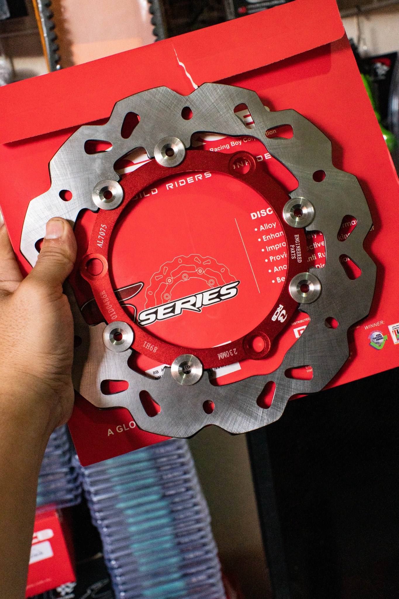 RCB S Series Alloy Front Disc 230MM (AEROX V1 V2/NMAX V1 V2 FRONT ...