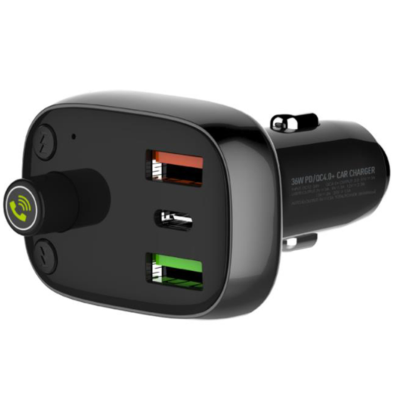 LDNIO C704Q 36W USB Car Type-C Mp3 Player Bluetooth Fast Charger ...