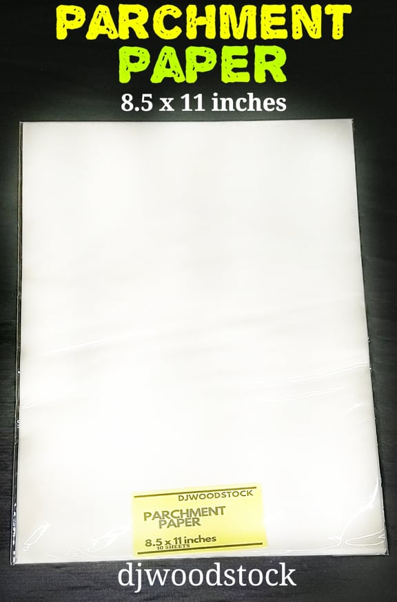 PARCHMENT PAPER, 8.5 x 11 inches, 10 sheets | Lazada PH