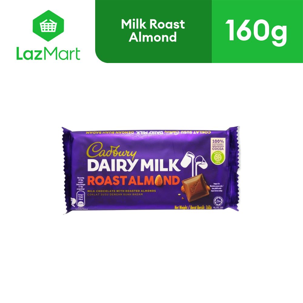 Cadbury Dairy Milk Roast Almond 160g | Lazada PH