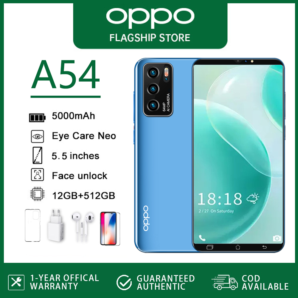 OPPO A54 Cellphone 5000mAh Dual SIM Fast Charge Smartphone Fingerprint ...