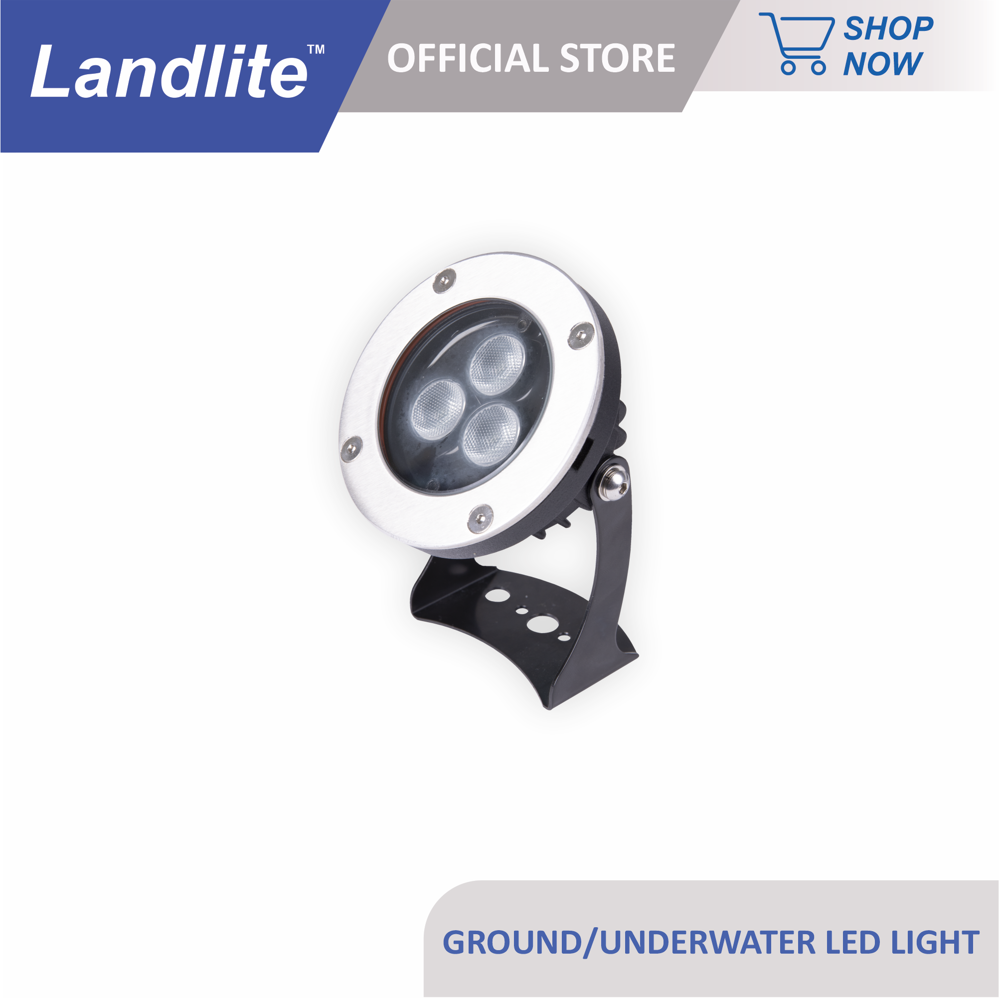 Landlite Ground/Underwater Light GUWL-0302-3W-12V CR WW 5M RGB | Lazada PH