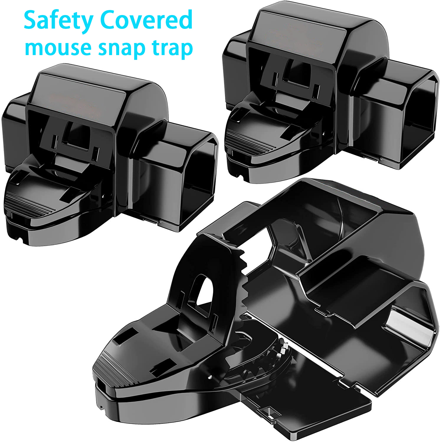 Covered Mouse & Rat Traps, Prevents Accidental Triggering with Tunneled ...