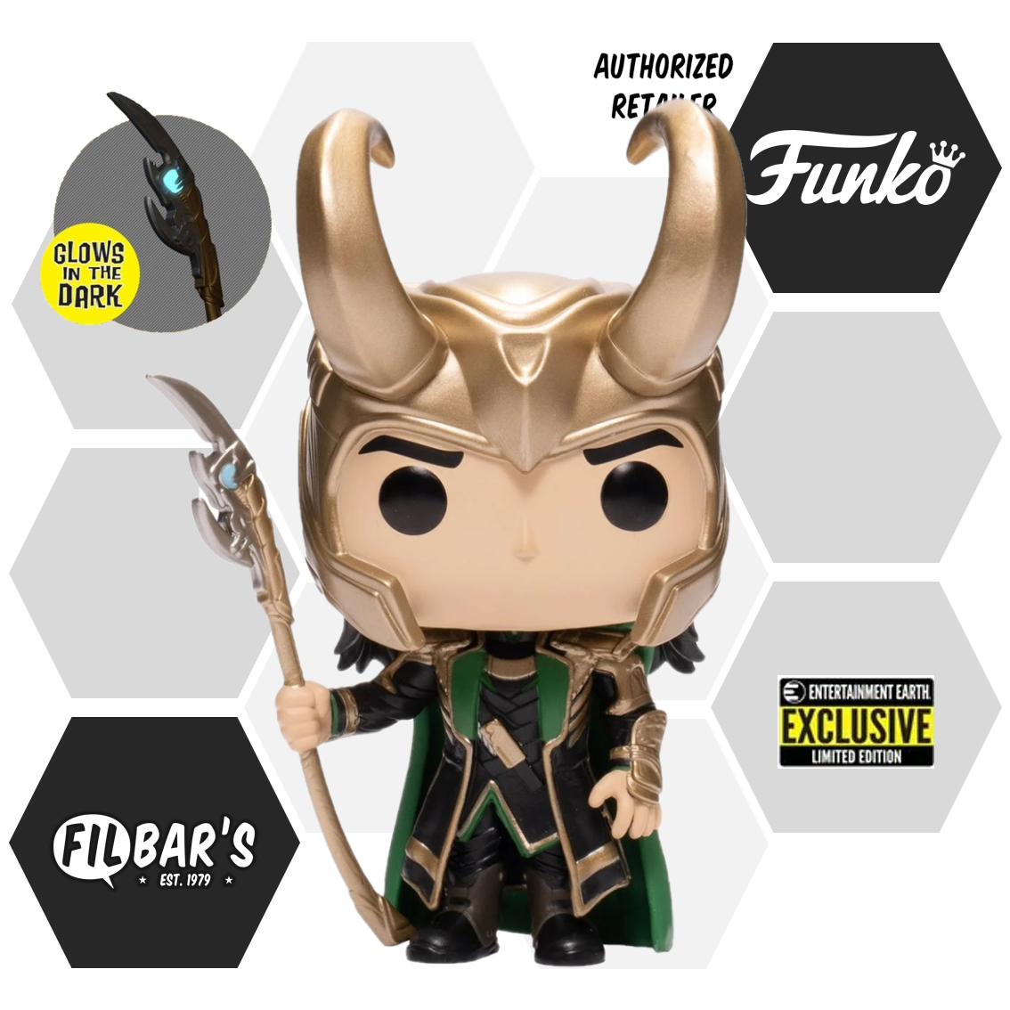 POP! Marvel Studios: Avengers - Loki Entertainment Earth Exclusive Glow ...