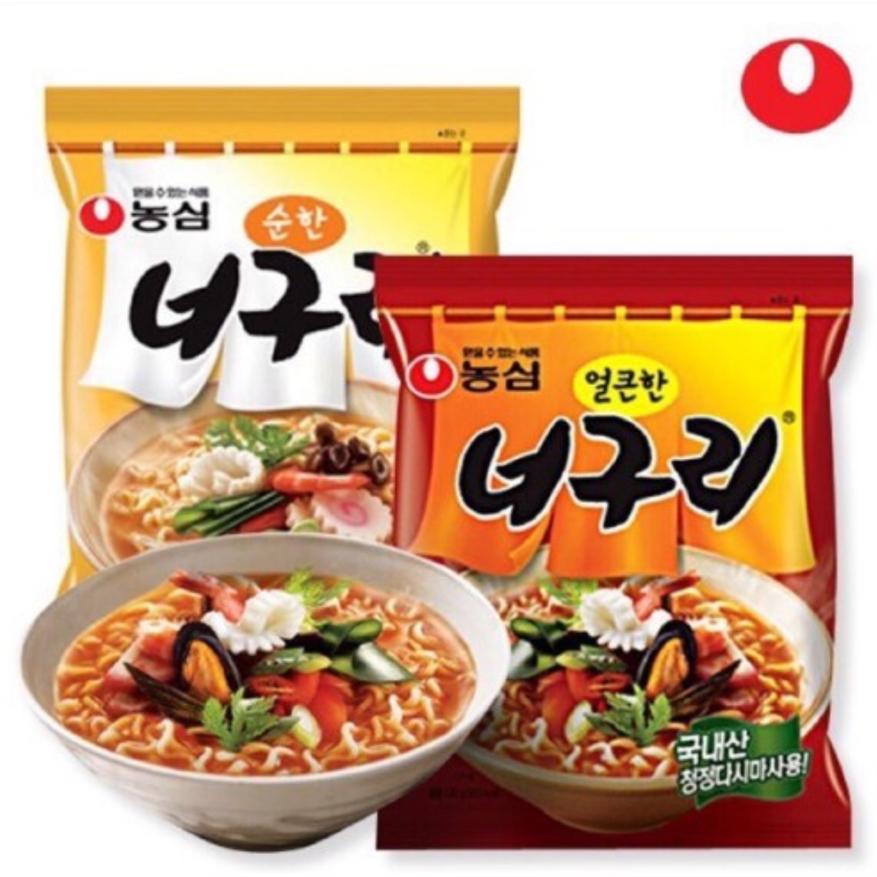 Nongshim Neoguri Seafood Ramyeon Noodles 120g mild spicy noodles ramen ...