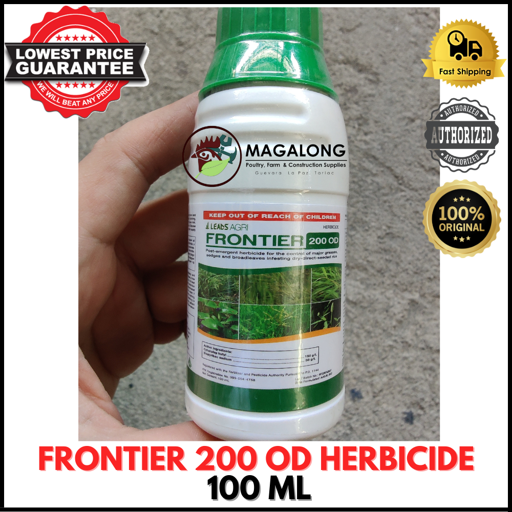 FRONTIER 200 OD HERBICIDE - POST EMERGENT HERBICIDE - 100 ml - 1 Liter ...