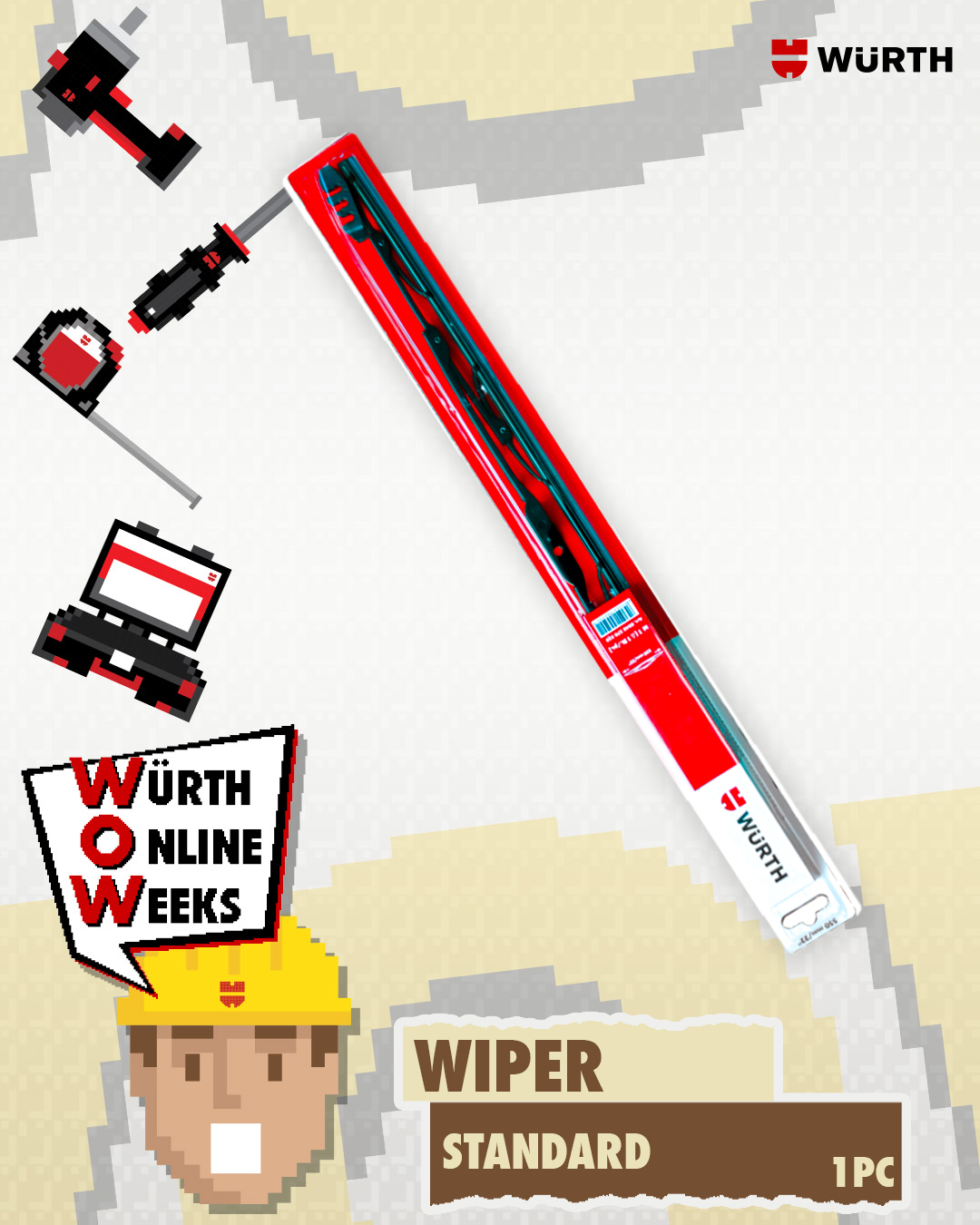 Wurth Windshield Wiper Blade 1 Pcs. | Lazada PH