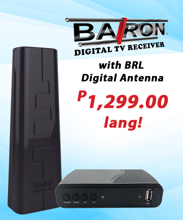 BARON PLUS (Digital TV Receiver + BRL) (No WiFi Dongle) | Lazada PH