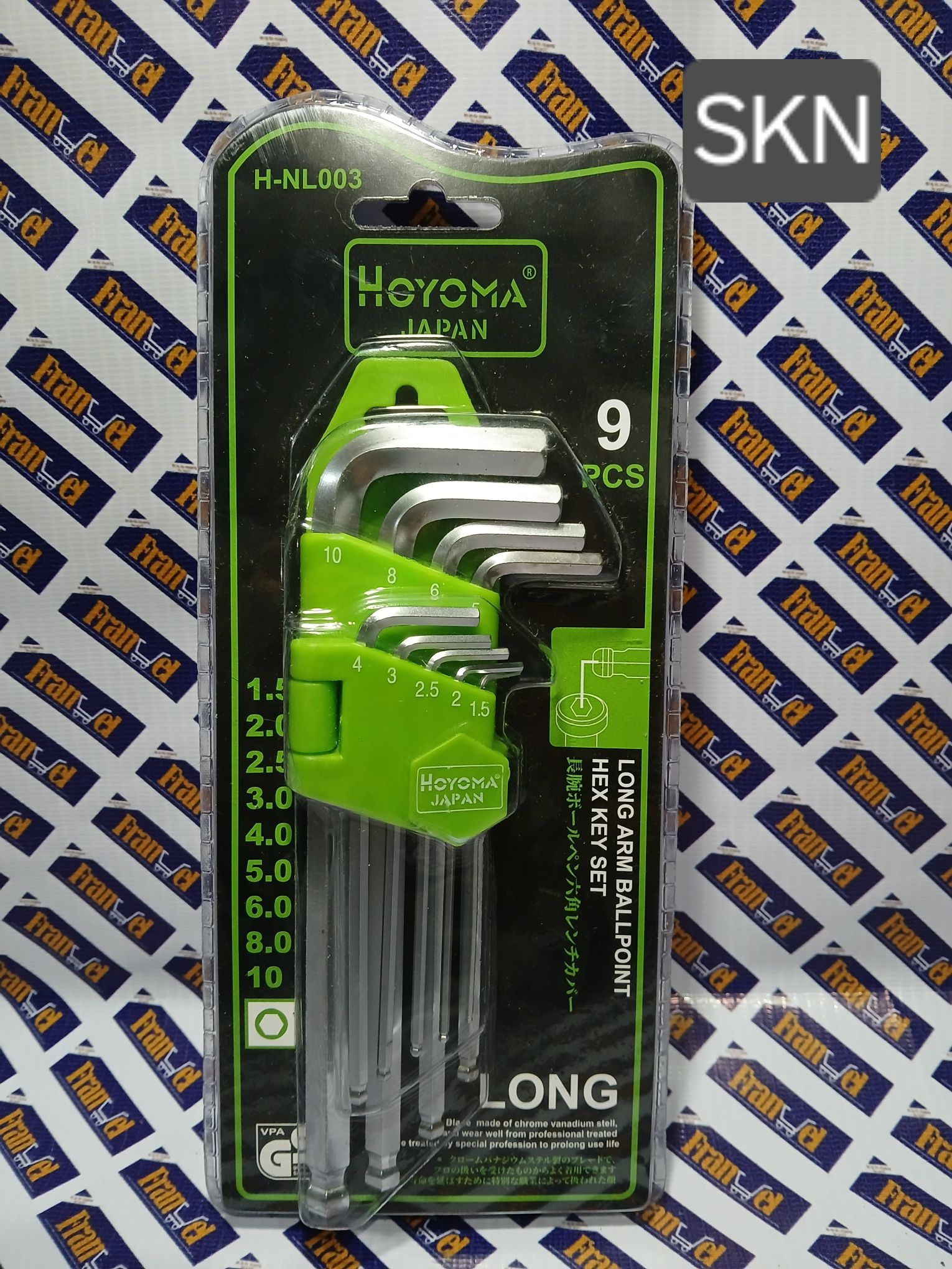 Hex Key Set H-NL003 Extra Long Arm Ball Point Hoyoma Japan | Lazada PH