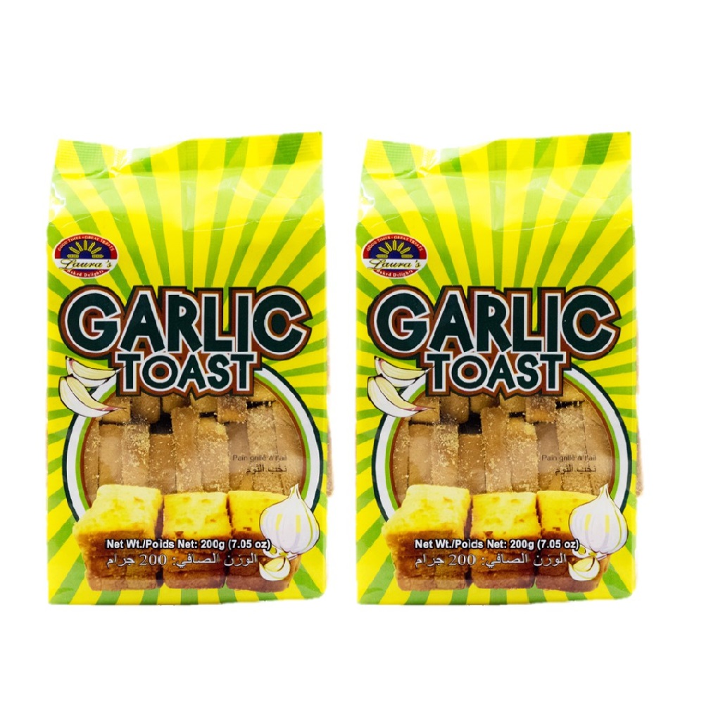 Laura's Garlic Buttered Toast 200g x 2 | Lazada PH