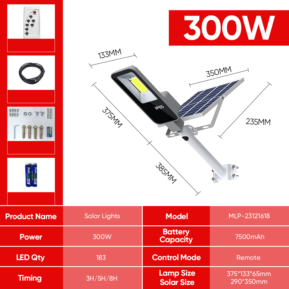 Mitsushi Solar Light 1200w Solar Street Light Solar Wall Light LED ...