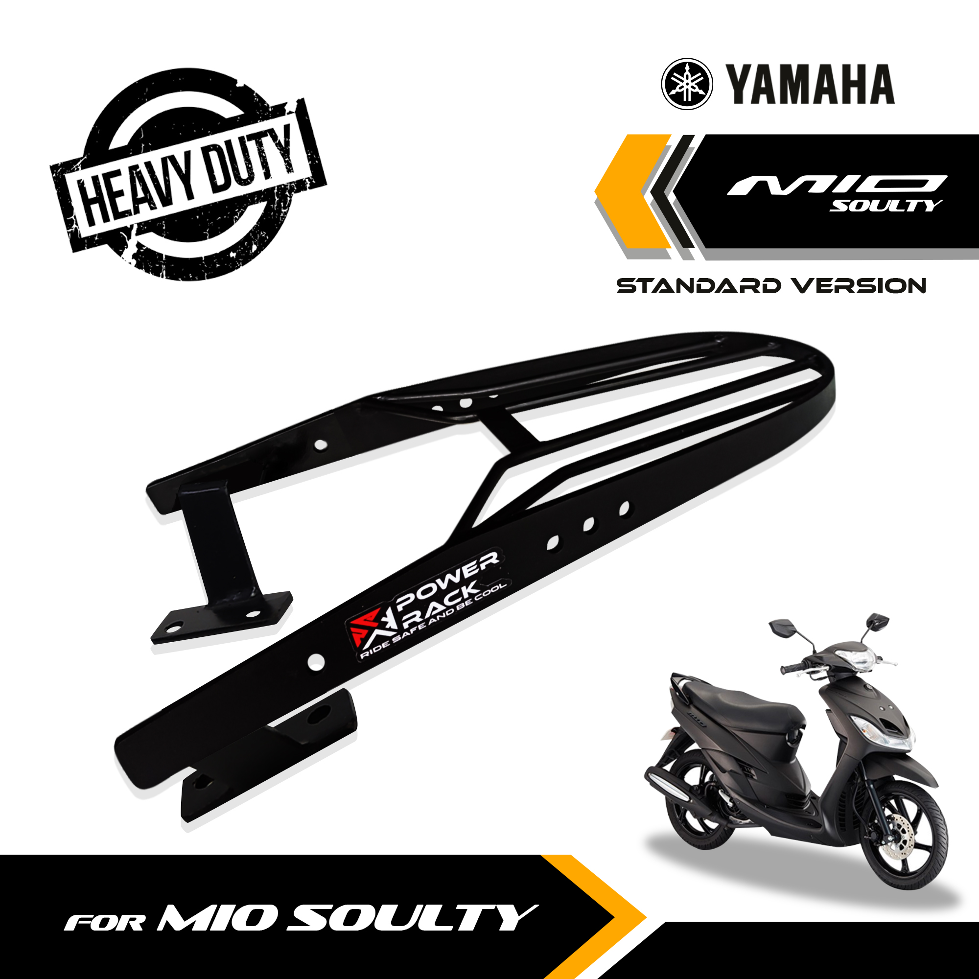 Yamaha Mio Soulty 125 Mono Rack Bracket / Heavy Duty / Rack For Your ...