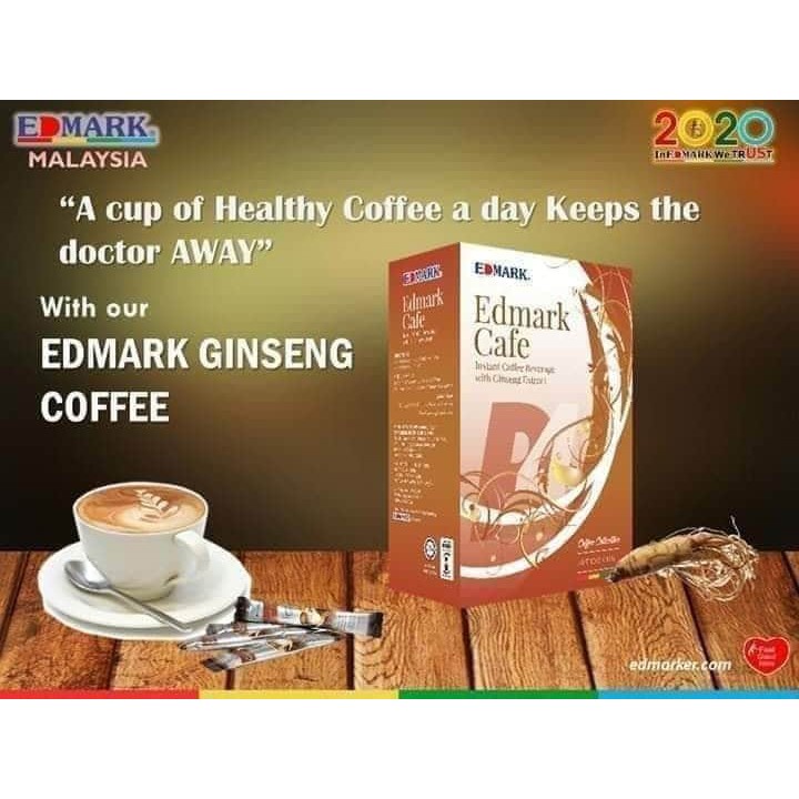 slimming coffe Edmark Cafe - Instant Coffee Beverage with Ginseng ...
