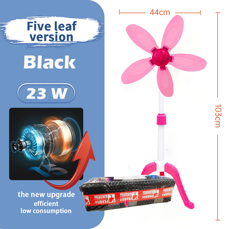 23W 5 Blades Stand Fan Portable Stand Fan Foldable Stand Fan Electric ...