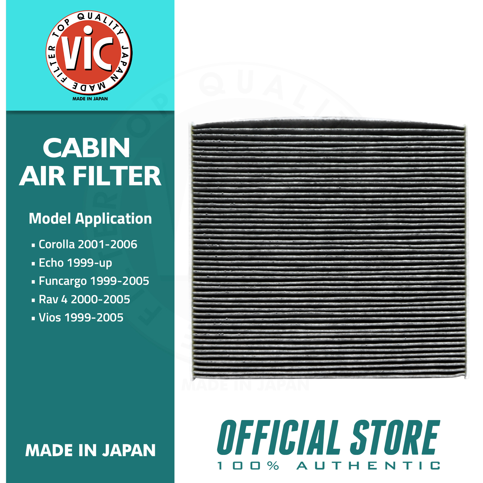 VIC XPower Activated Carbon Cabin Air Filter AC-101EX for Toyota ...