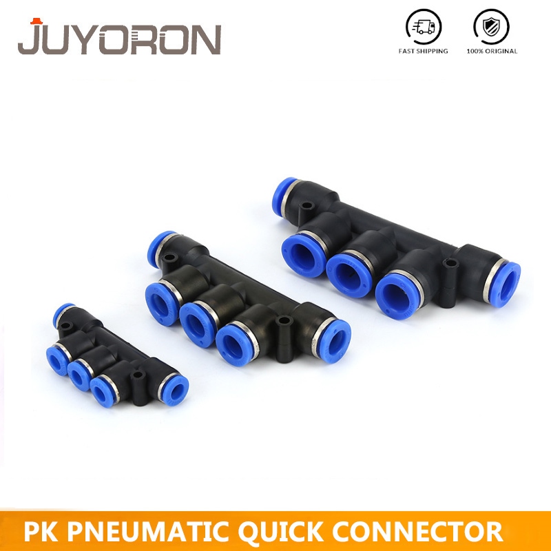 PK Pneumatic Fittings 4mm 6mm 8mm 10mm 12mm Pneumatic Quick Connector ...