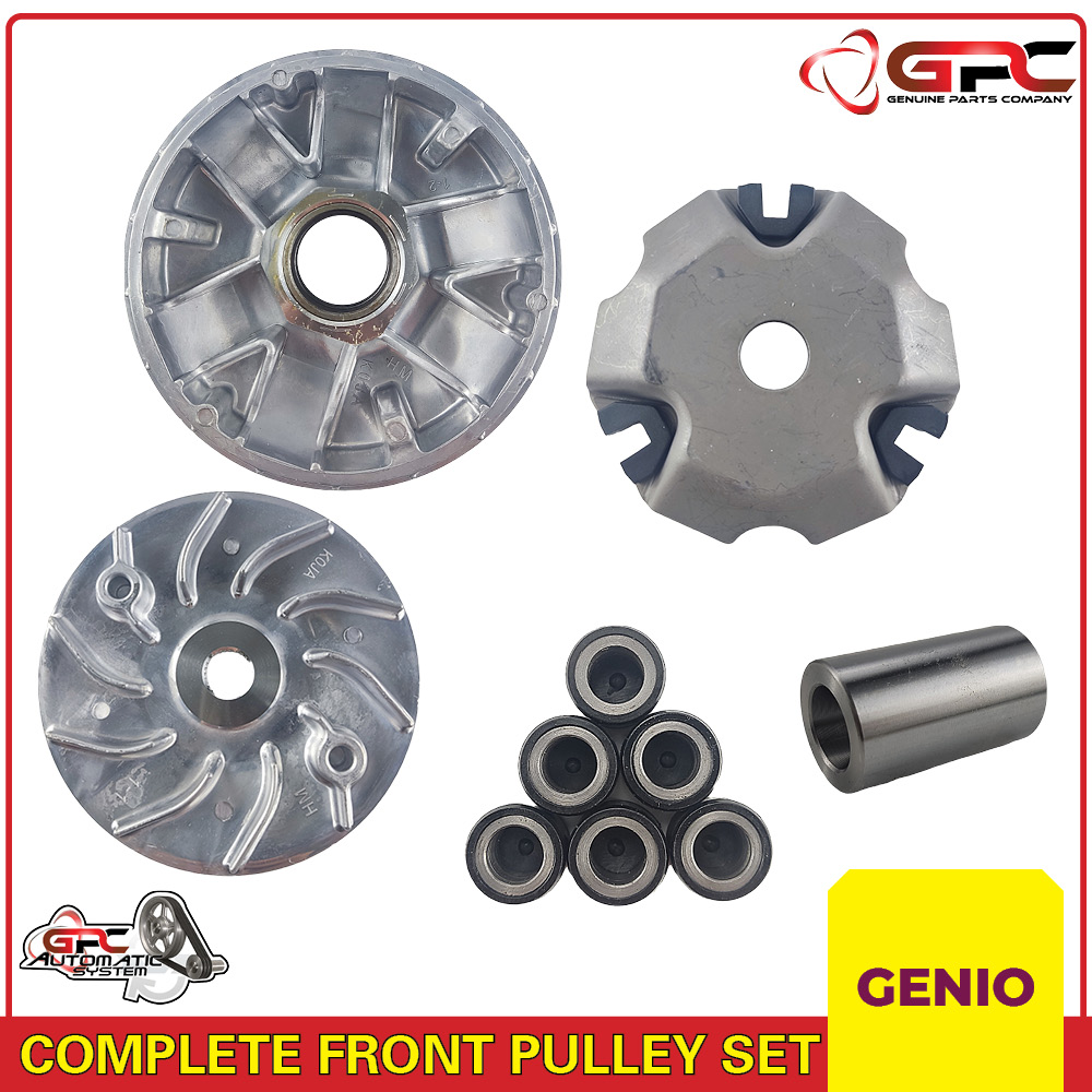 HONDA GENIO 110 CVT Complete Front Drive Face / Driven Face Pulley Set ...