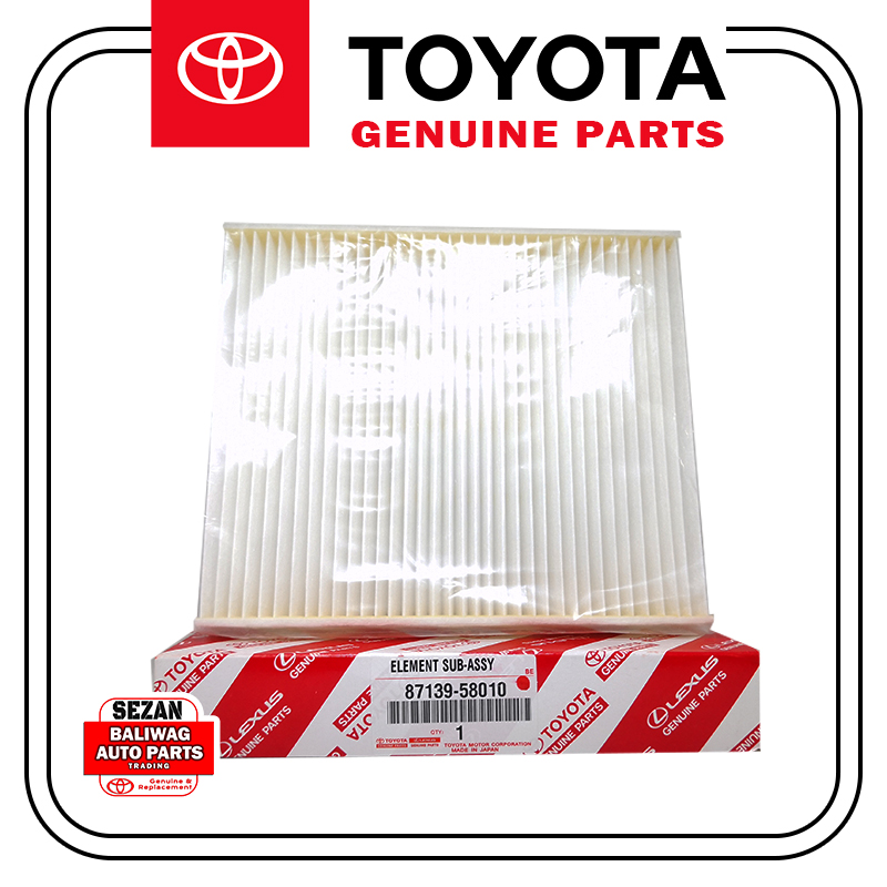 TOYOTA CABIN FILTER ORIGINAL TOYOTA FORTUNER HILUX INNOVA 2015-2021 ...